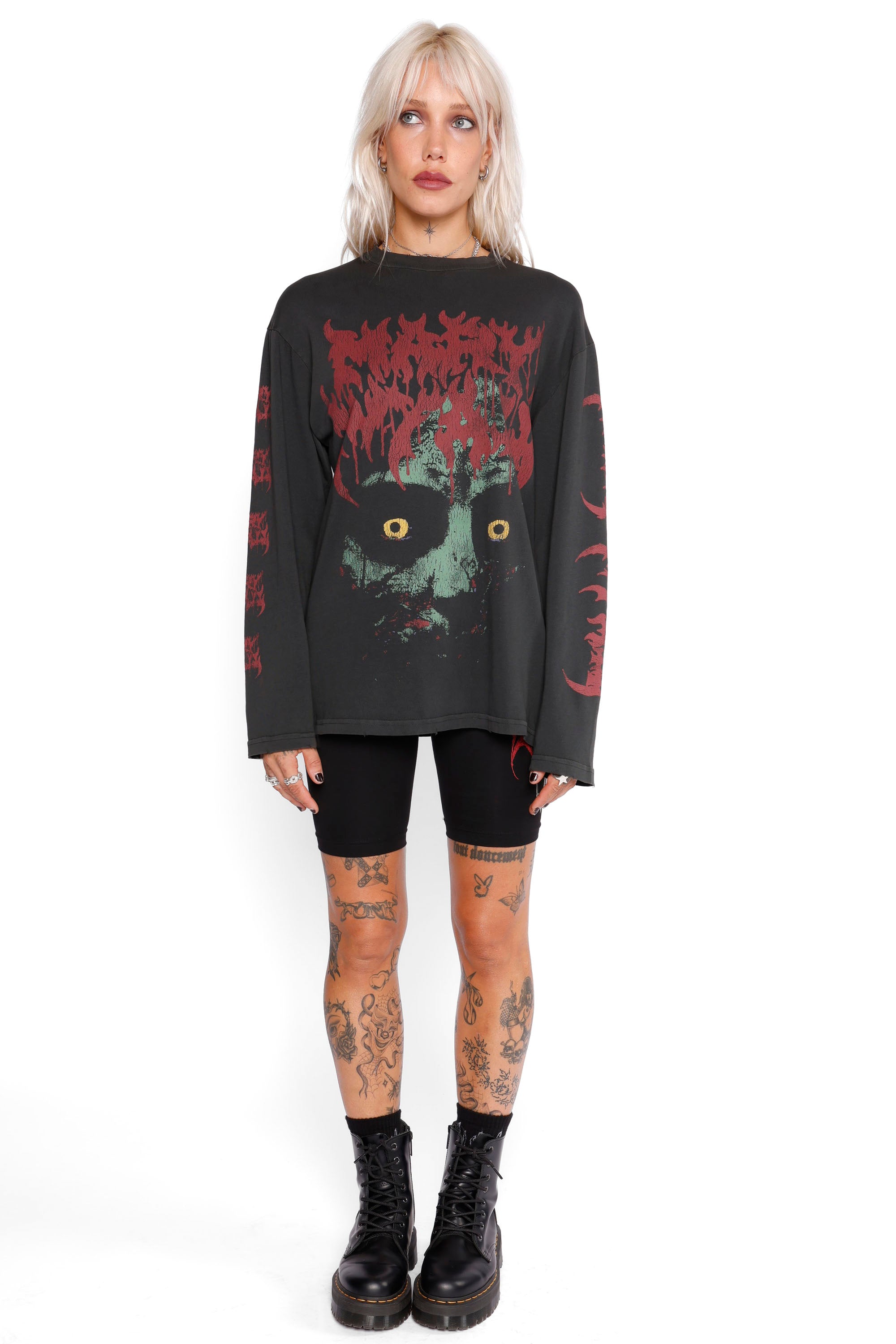 Mary Wyatt London - Revenant Oversized Long Sleeve Tee