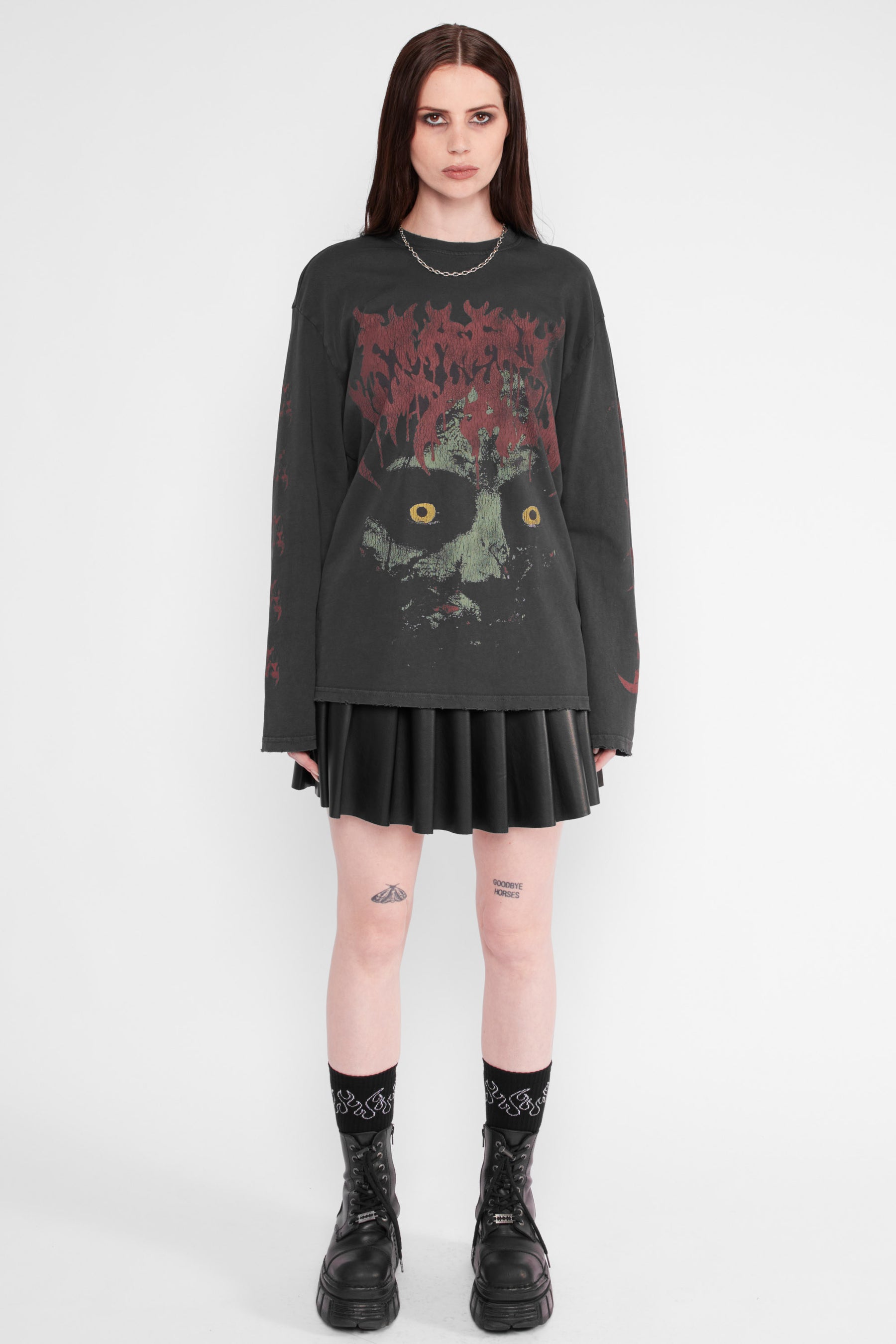 Mary Wyatt London - Revenant Oversized Long Sleeve Tee