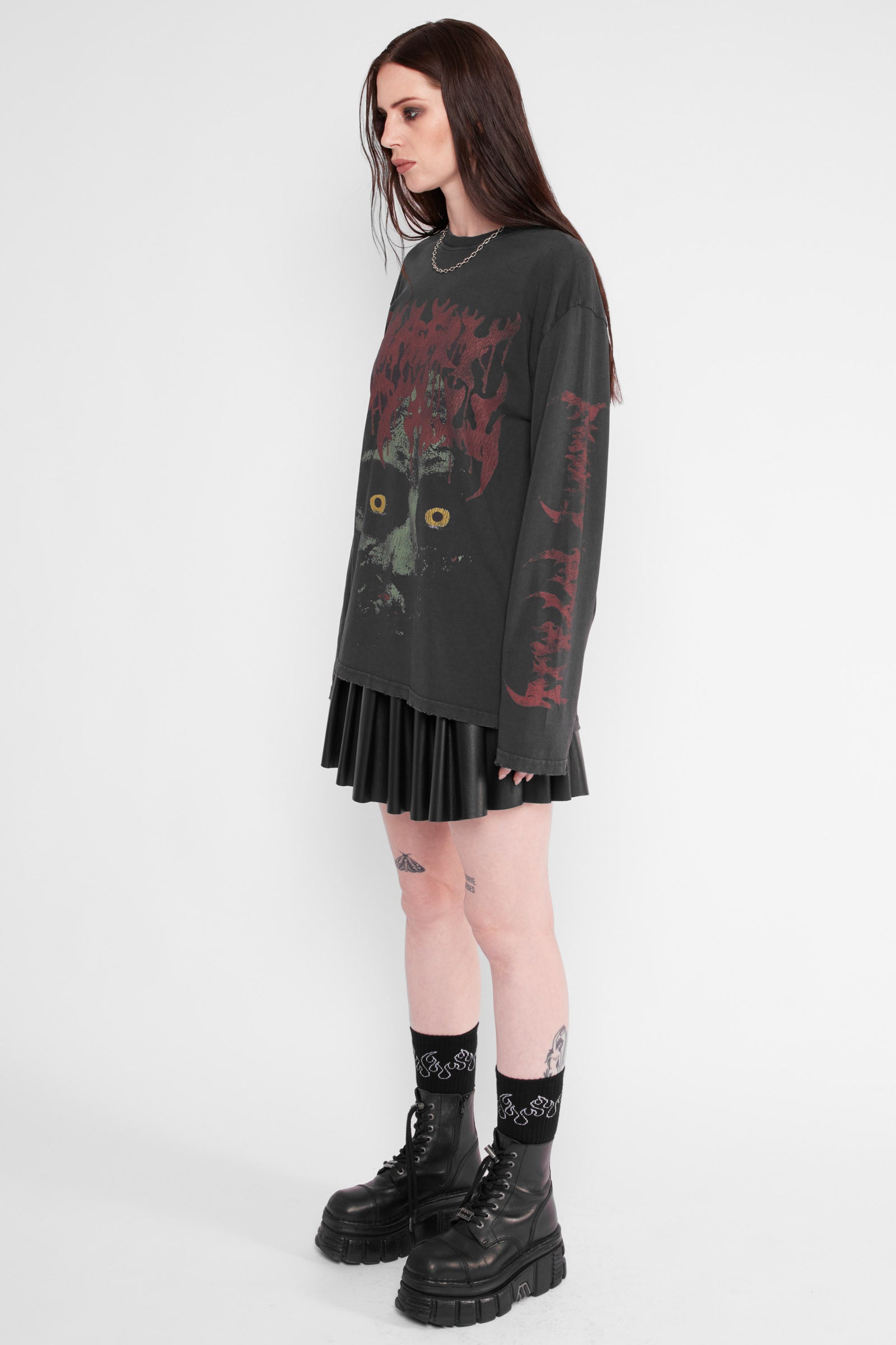 Mary Wyatt London - Revenant Oversized Long Sleeve Tee